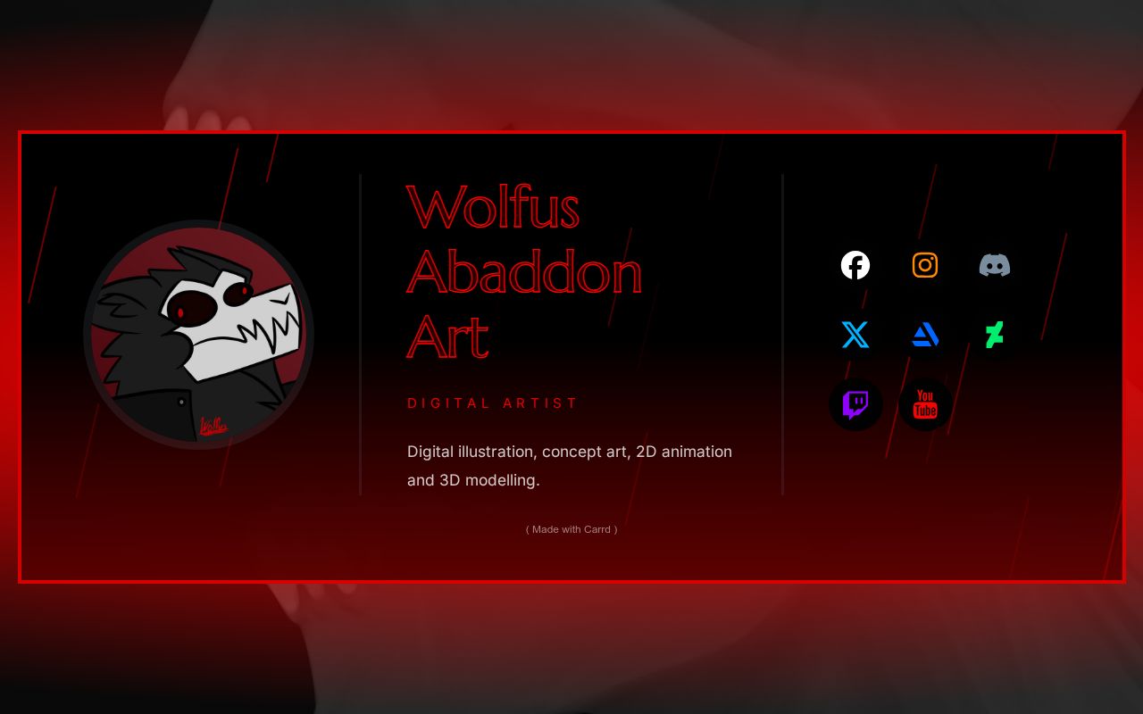 Wolfus Abaddon Art